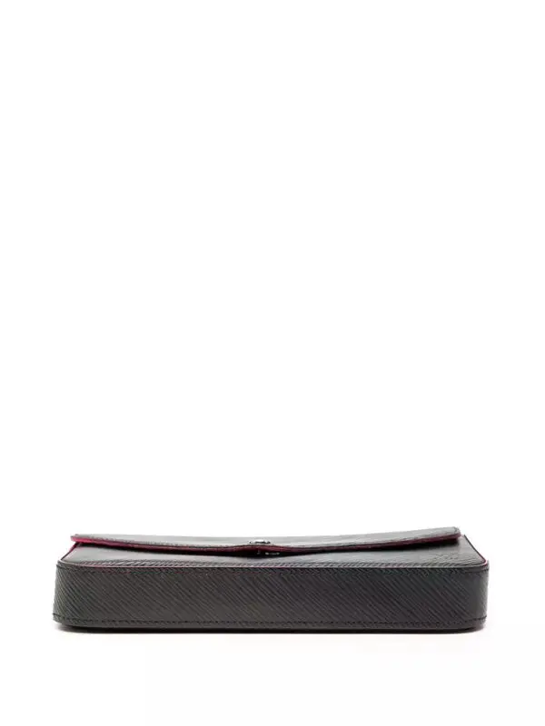 LOUIS VUITTON 2018 Epi Pochette Felicie - Black