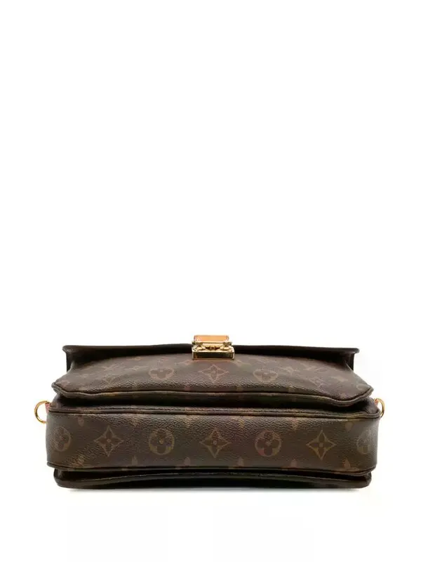 LOUIS VUITTON 2017 Monogram Pochette Metis Satchel - Brown