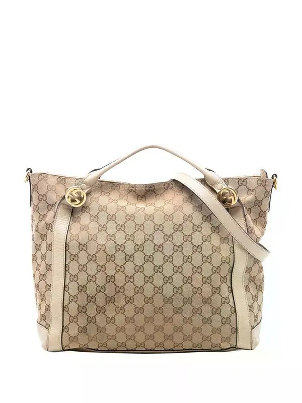 Gucci 2016-2026 Gg Canvas Miss Gg Satchel - Brown