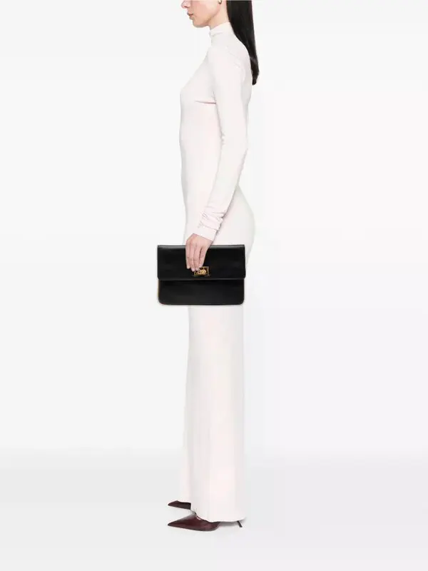 Celine 2006 Leather Carriage Clutch