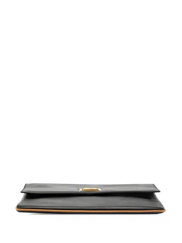 Celine 2006 Leather Carriage Clutch