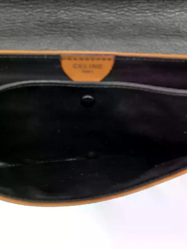 Celine 2006 Leather Carriage Clutch