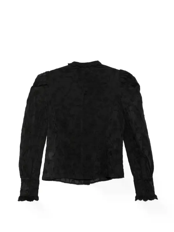 Isabel Marant Étoile Zorica Embroidered Puff Sleeve Blouse