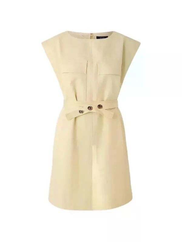 Soeur Imane Belted Dress - Neutrals