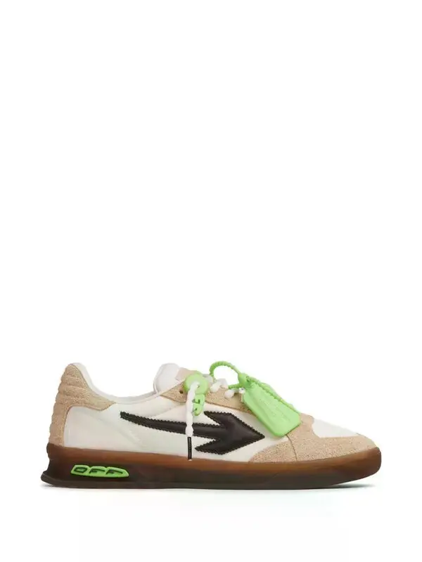 Off-White End Of Play Arrow Suede Sneakers - Neutrals