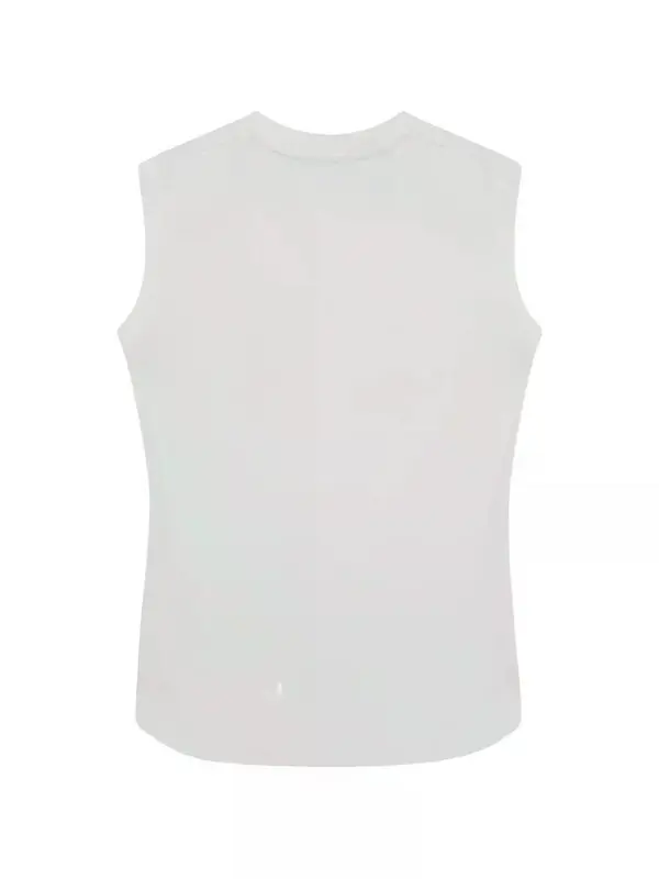 Attico Logo Detail Tank Top - White