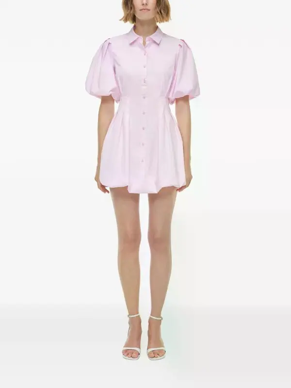 Simkhai Cleo Puff-sleeve Mini Dress