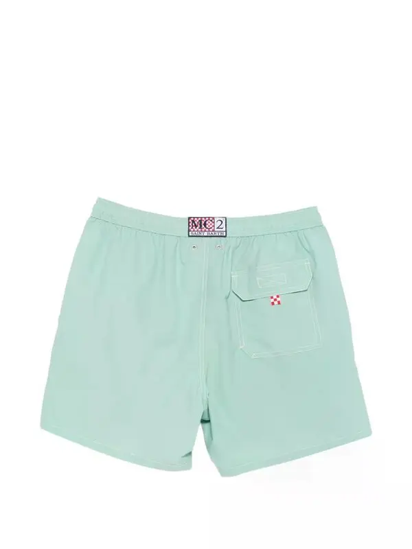 MC2 SAINT BARTH Drawstring Swim Shorts - Green