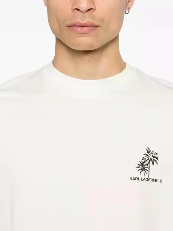 Karl Lagerfeld Palm-tree T-shirt