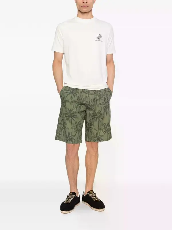 Karl Lagerfeld Palm-print Shorts