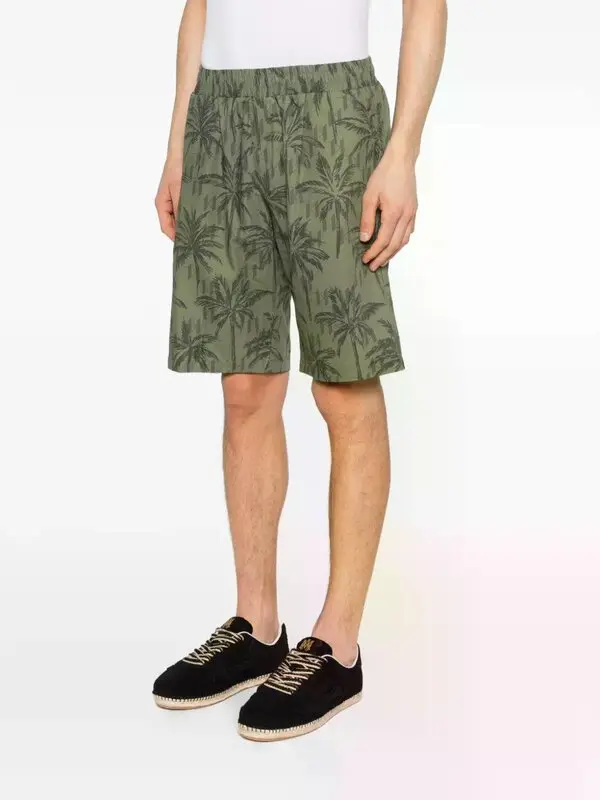 Karl Lagerfeld Palm-print Shorts