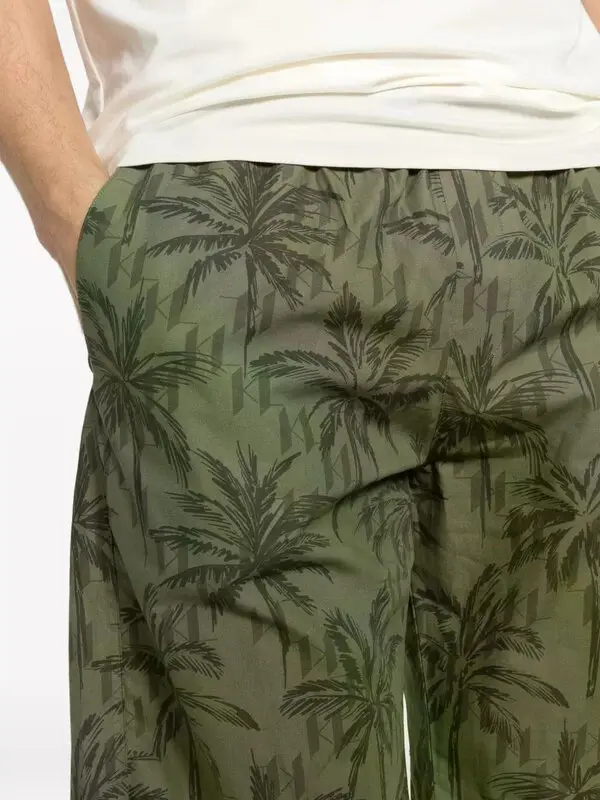 Karl Lagerfeld Palm-print Shorts