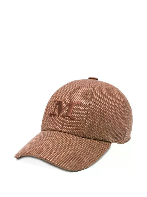 Max Mara Mxacircense Embellished Baseball Cap - Brown
