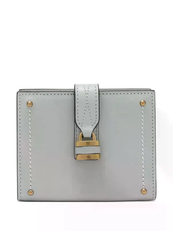 Chloé Paddington Lock-detail Wallet - Blue