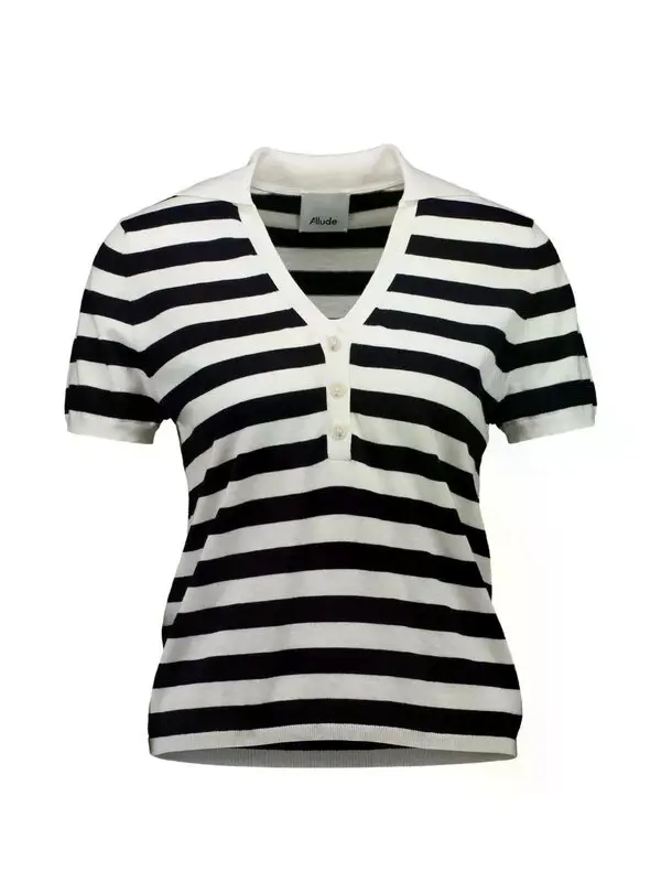 ALLUDE Striped Top