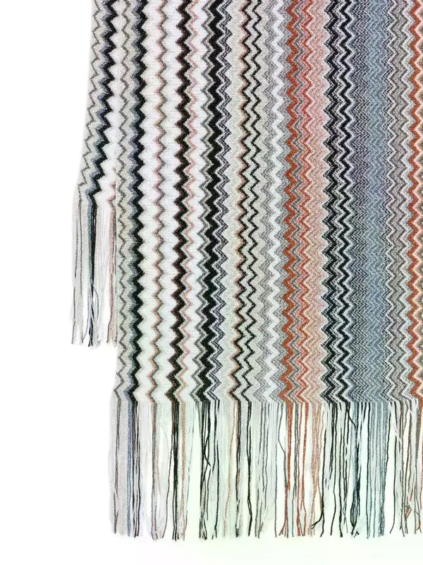 Missoni Zig-zag Fringed Scarf