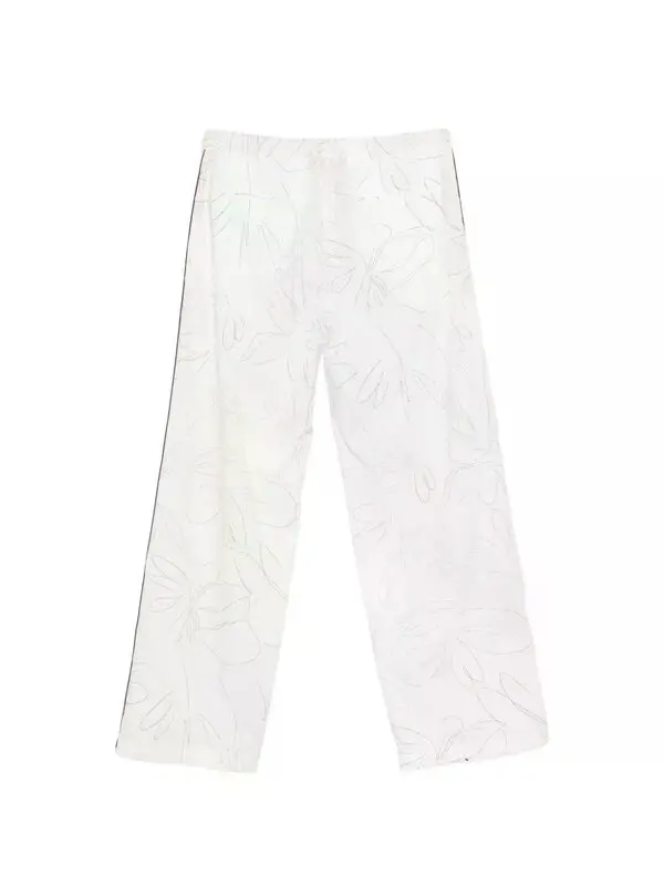 Plan C Floral Poplin Trousers