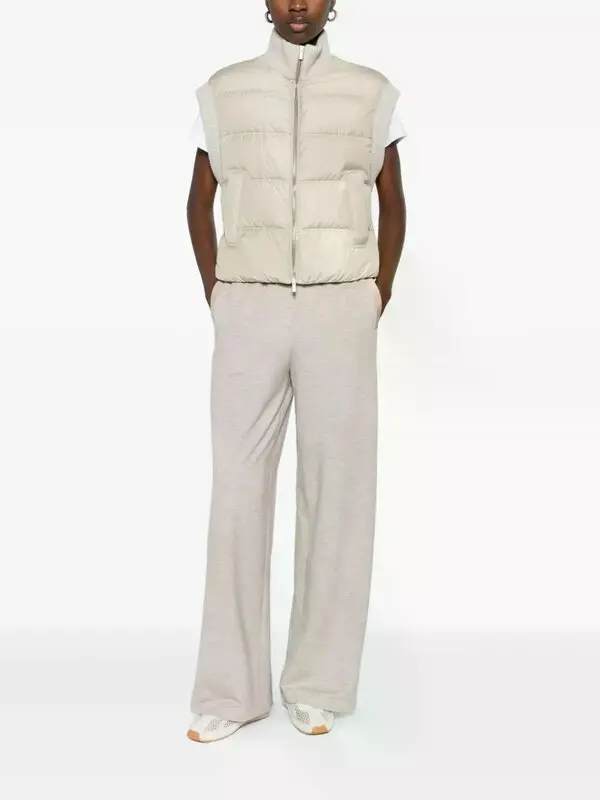 Peserico Quilted Ribbed Gilet