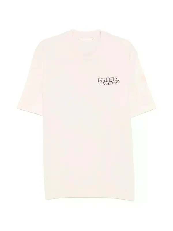 Moncler Logo T-shirt - Pink