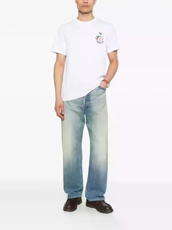 Moncler Cartoon Logo Graphic T-shirt