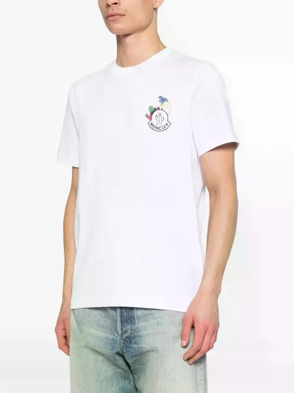 Moncler Cartoon Logo Graphic T-shirt