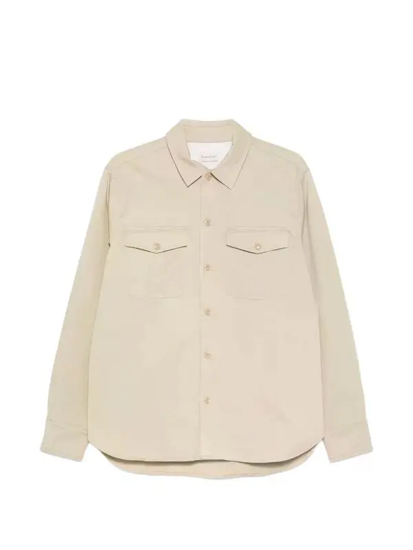 Moncler Gabardine Pocket Overshirt - Neutrals
