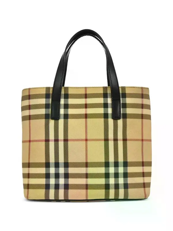 Burberry Check Tote Bag