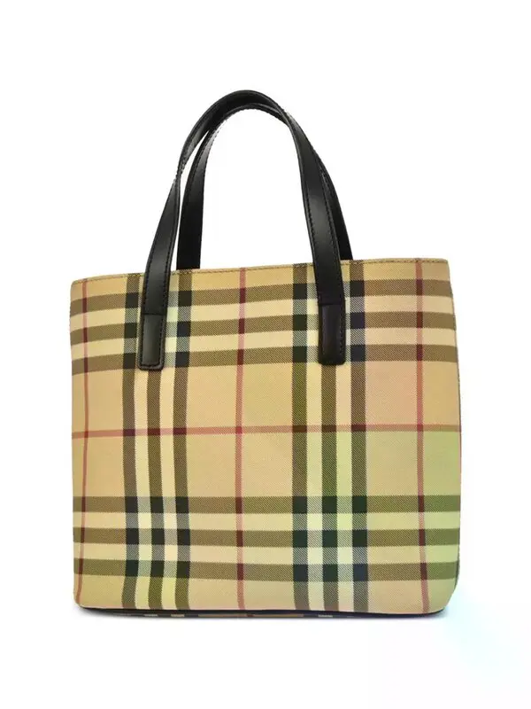 Burberry Check Tote Bag