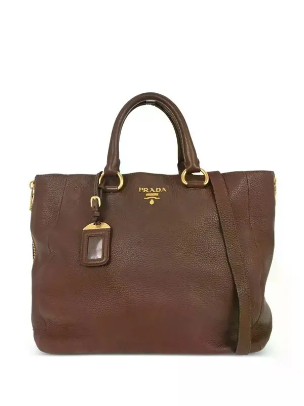 Prada 1990s Leather Tote Bag