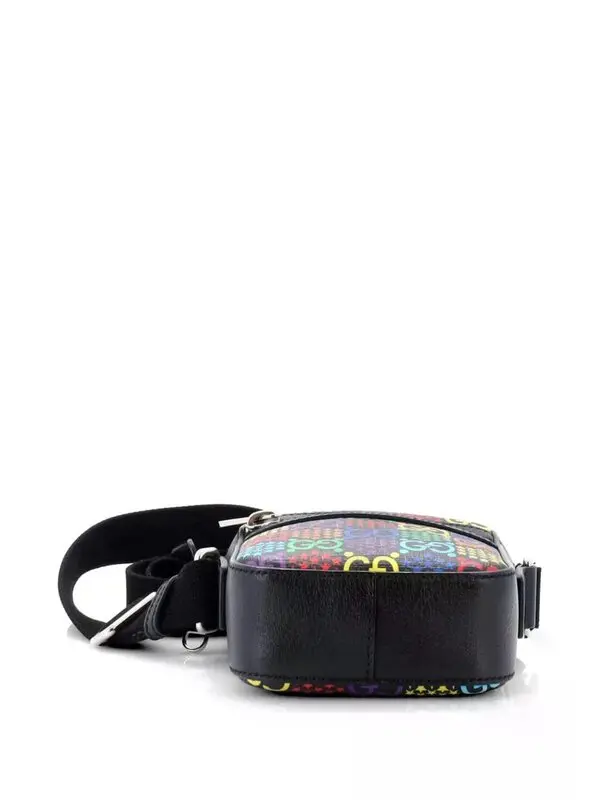Gucci Psychedelic Print Gg Coated Canvas Mini Messenger Bag