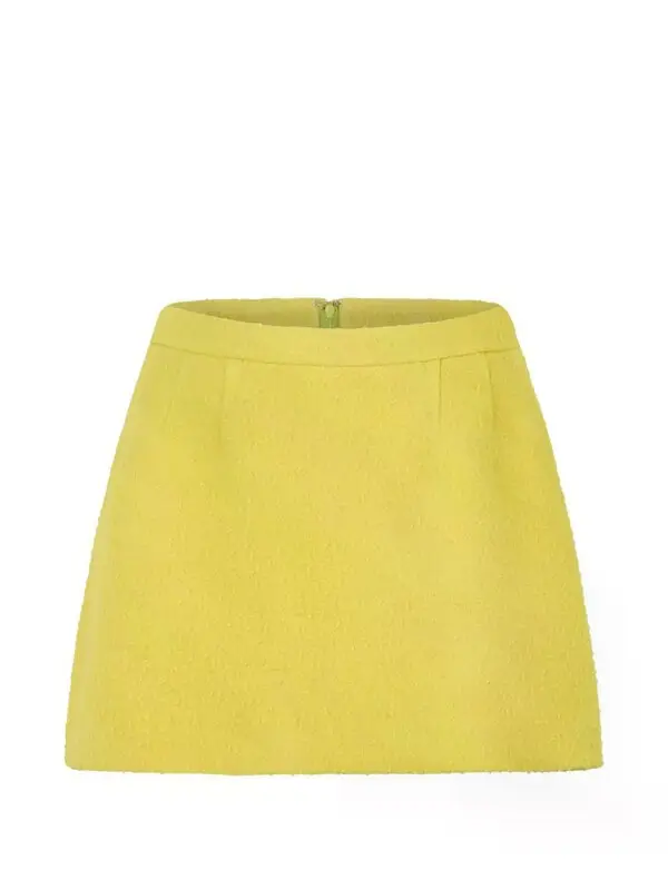 Valentino Garavani Zip-fastening Mini Skirt - Yellow