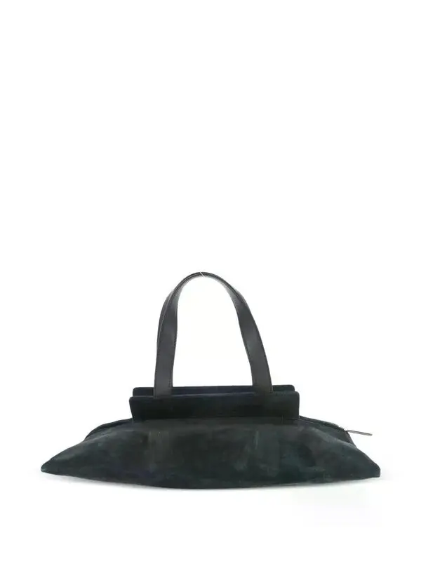 Loewe 1990s Anagram Suede Handbag