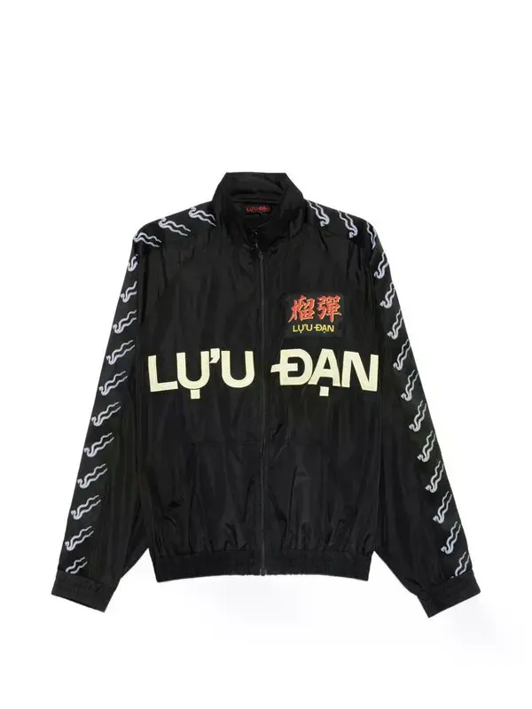 LỰU ĐẠN Logo-embroidered Windbreaker