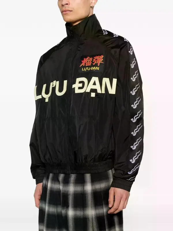 LỰU ĐẠN Logo-embroidered Windbreaker