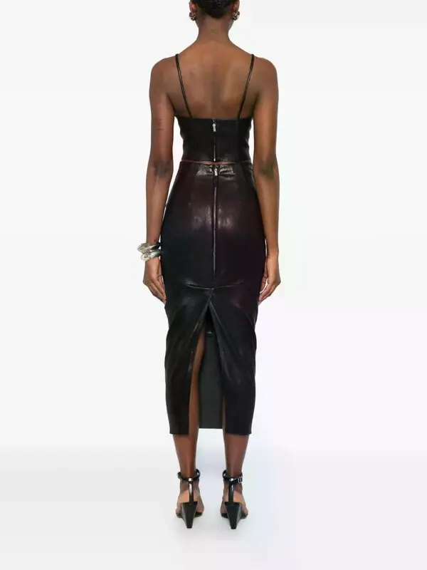 Rick Owens Panelled Midi Skirt