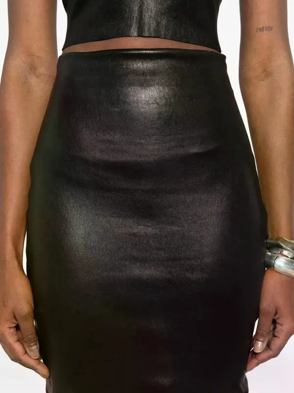 Rick Owens Panelled Midi Skirt