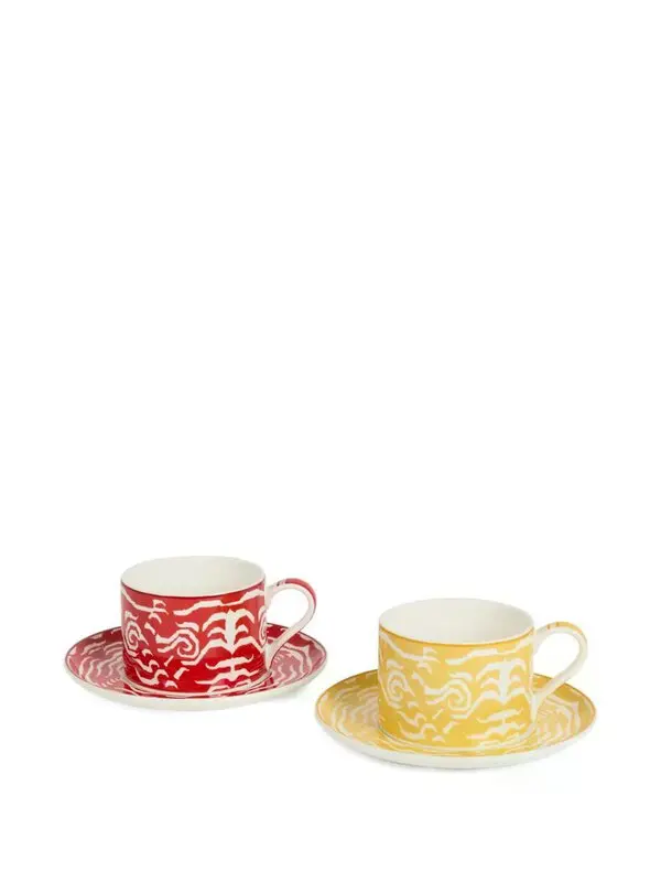 LISA CORTI Patterned Tea Set