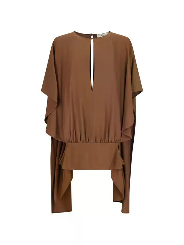Blumarine Ruffled Blouse - Brown