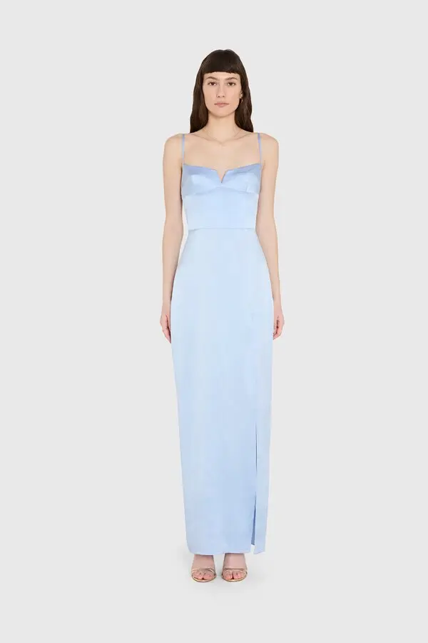 Amanda Uprichard Lyra Maxi Dress - Baby Blue