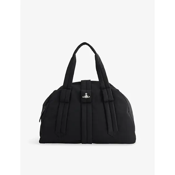 VIVIENNE WESTWOOD Sidney Woven Weekender Bag - Black