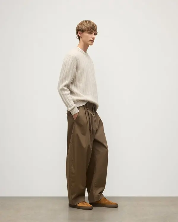 Johnstons Of Elgin Calder Cable Cashmere Jumper - Grey