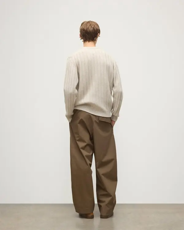 Johnstons Of Elgin Calder Cable Cashmere Jumper - Grey