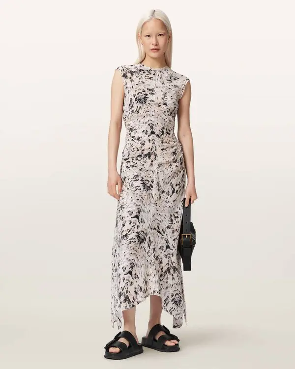 ALLSAINTS Noor Sleeveless Maxi Dress - White