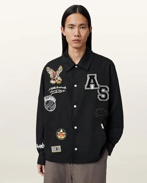 ALLSAINTS Soundman Patch Coach Jacket
