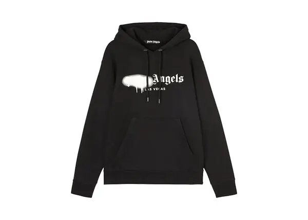 Palm Angels Las Vegas Sprayed Hoodie - Black/white