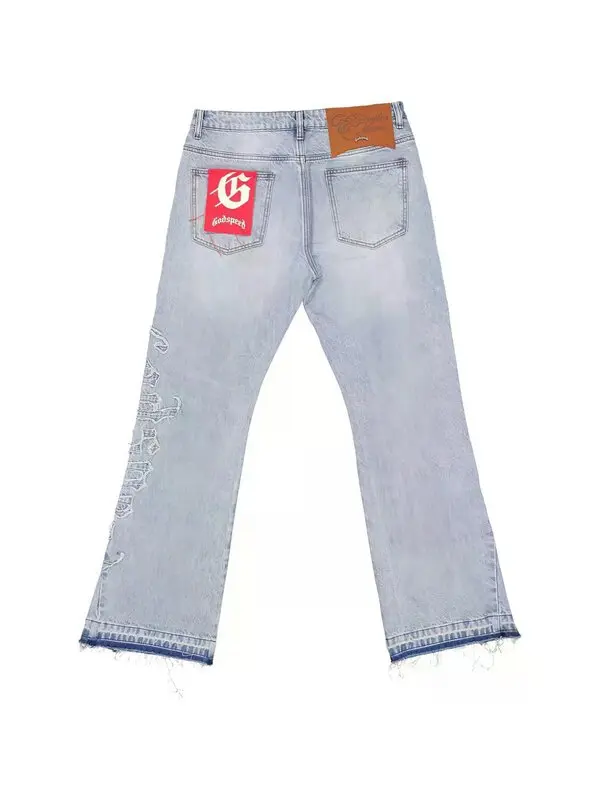 GODSPEED Og Logo Flared Denim Jeans