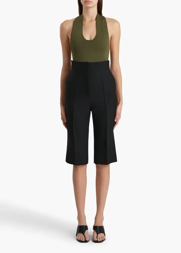 Khaite Halter Bodysuit - Olive