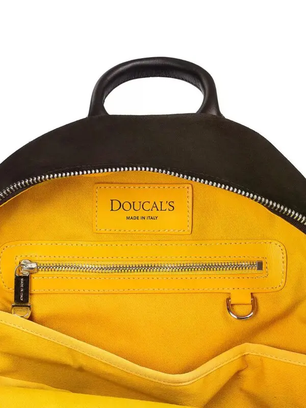 DOUCAL'S Top-handle Leather Backpack
