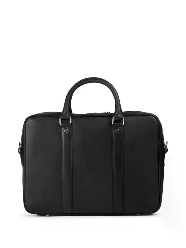 DOUCAL'S Top-handle Leather Briefcase
