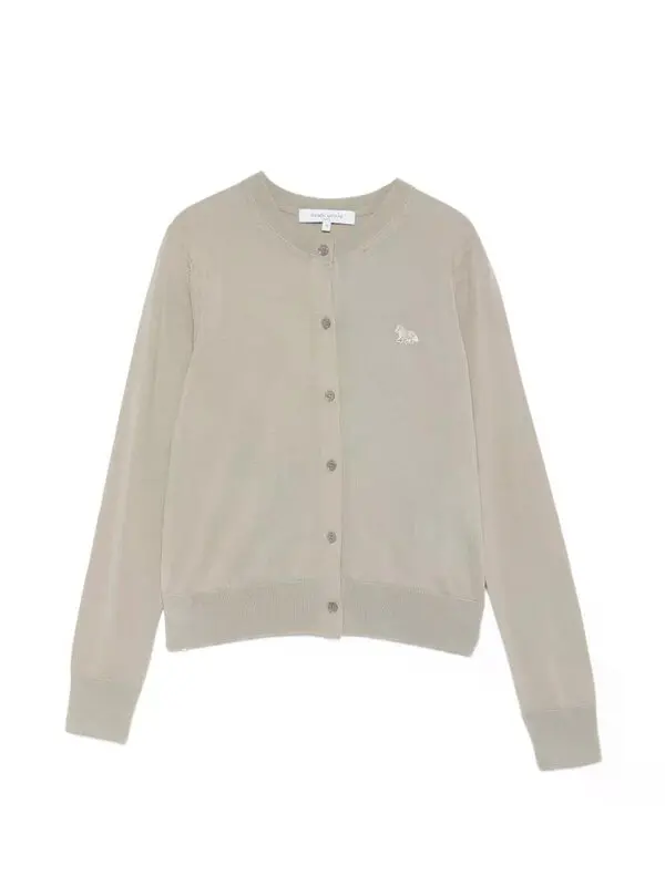 Maison Kitsuné Fox Motif Buttoned Cardigan